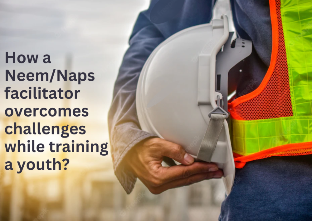 How a Neem/Naps facilitator overcomes challenges while training a youth?